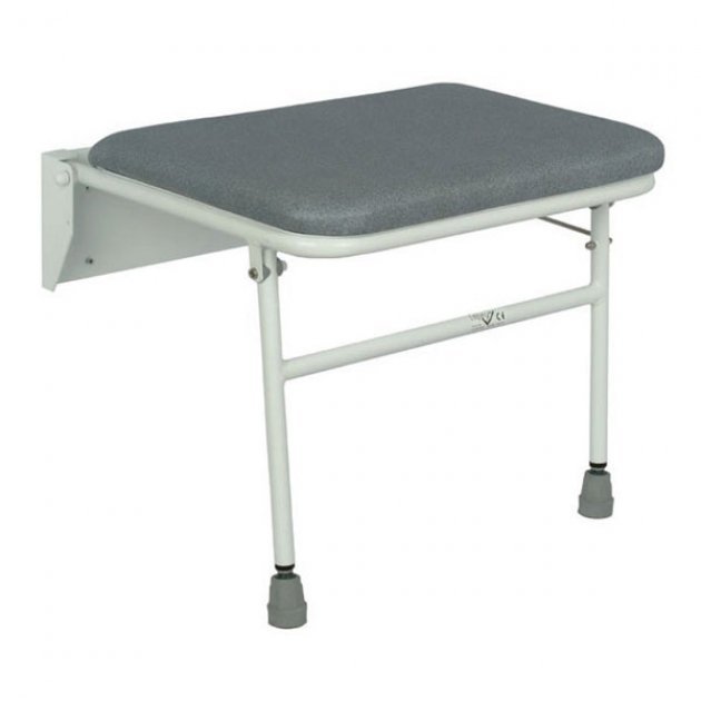 S2/P - Fold-Down Modern Padded Disability Shower Seat - – TAP 'N' SHOWER